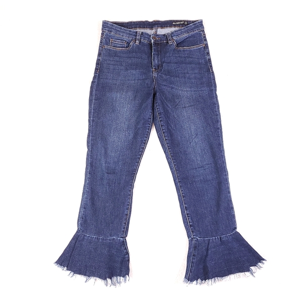 Blank NYC | Jeans | Blank Nyc Blue Denim Flarebellbottom Crop Jeans ...